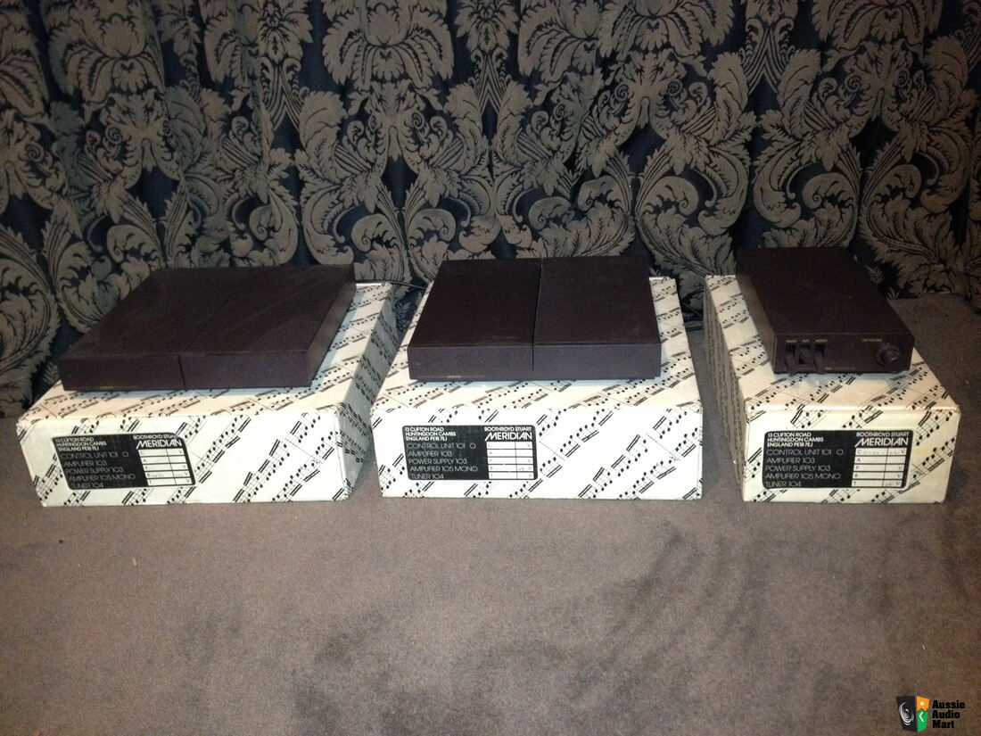 Meridian 105 Mono Blocks 100W Each Photo #1072926 - Aussie Audio Mart