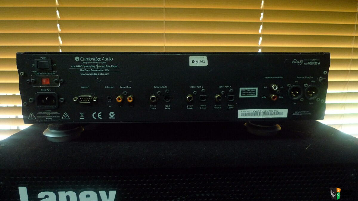 Cambridge Audio Azur 840C Upsampler Disc Player/Preamp Photo #1103096 ...