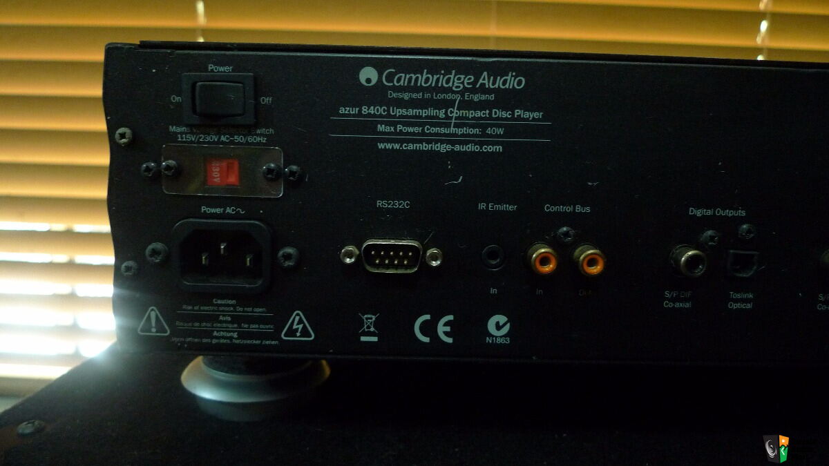 Cambridge Audio Azur 840C Upsampler Disc Player/Preamp Photo #1103096 ...