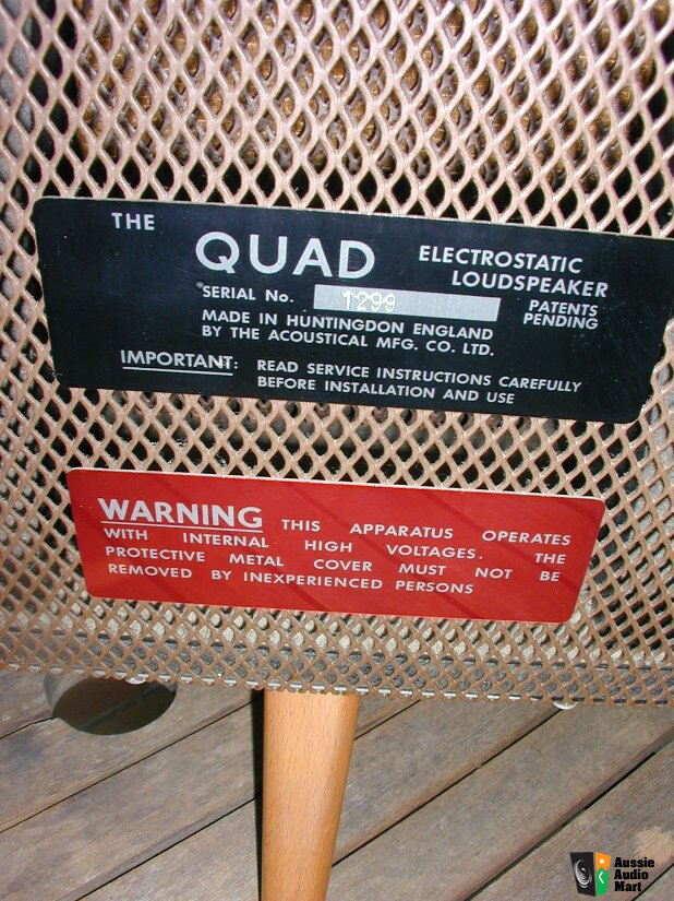 Quad ESL57 Electrostatic Speaker-Original-Good Condition Photo #1148935 ...