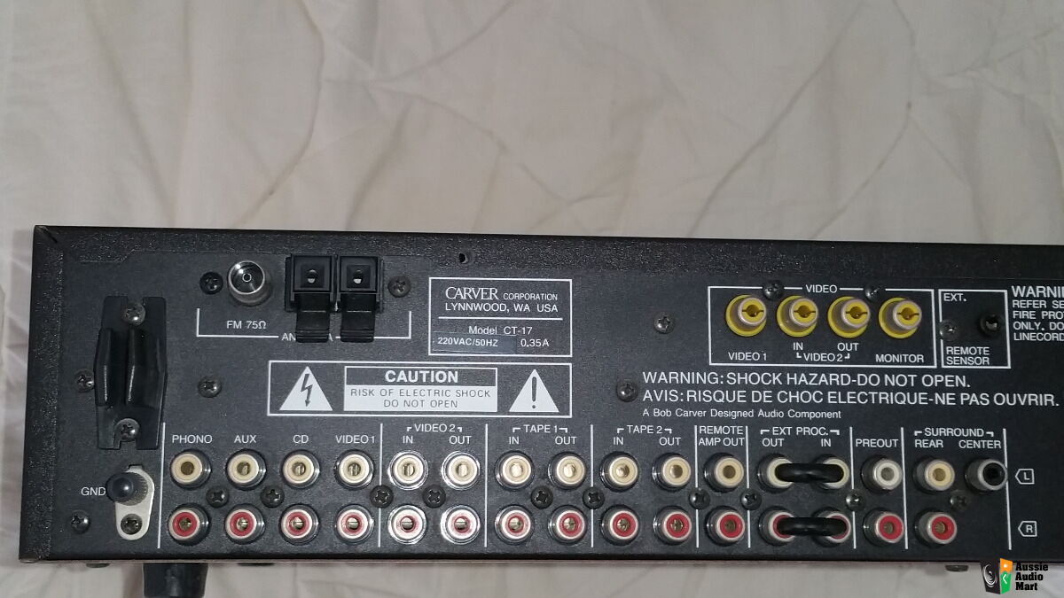 Carver CT-17 Sonic Holography Surround Sound Preamplifier Tuner with ...
