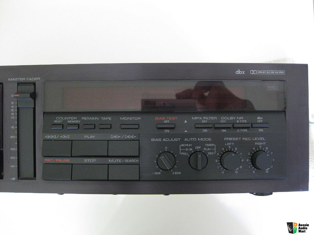 Yamaha KX-800 casette deck. Possibly the best you can get now. 3 Heads ...