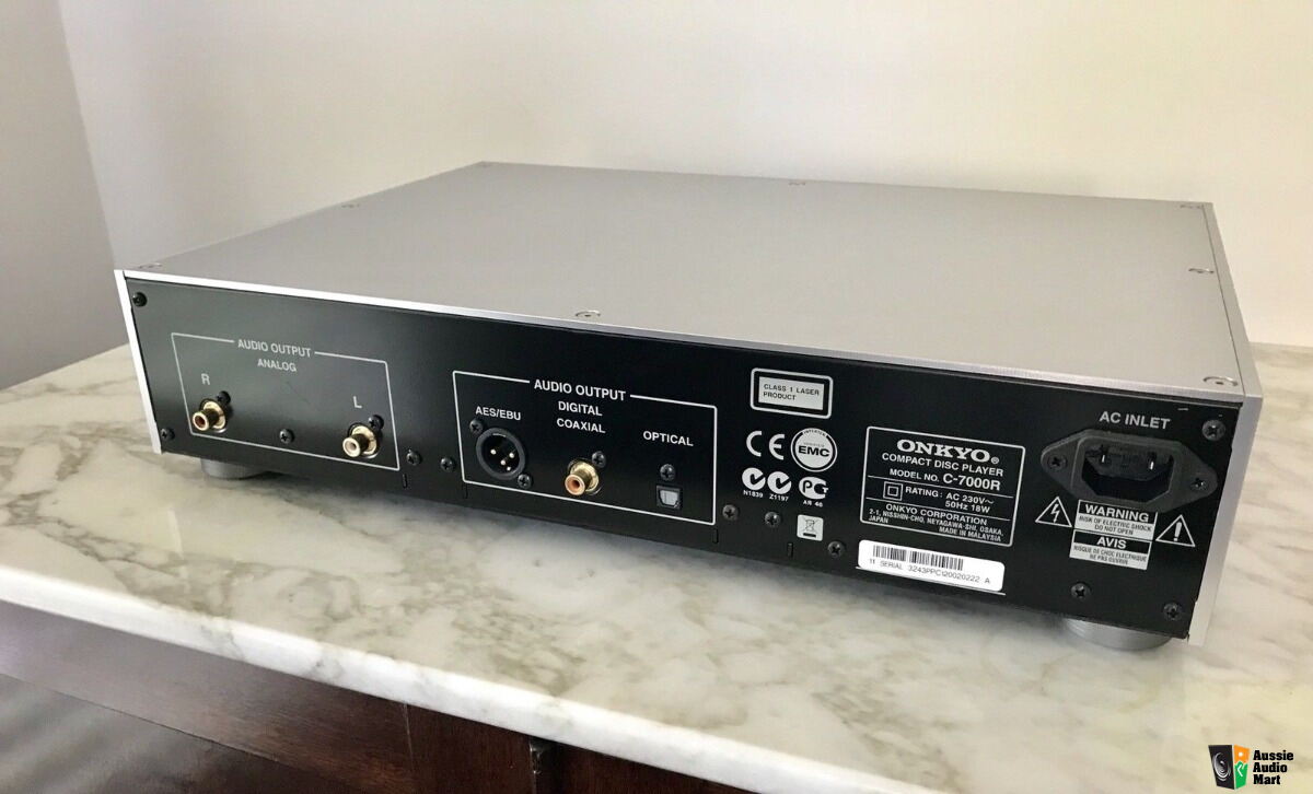 High End Onkyo C-7000R Compact Disc Player ** Silver Photo #1748546 ...
