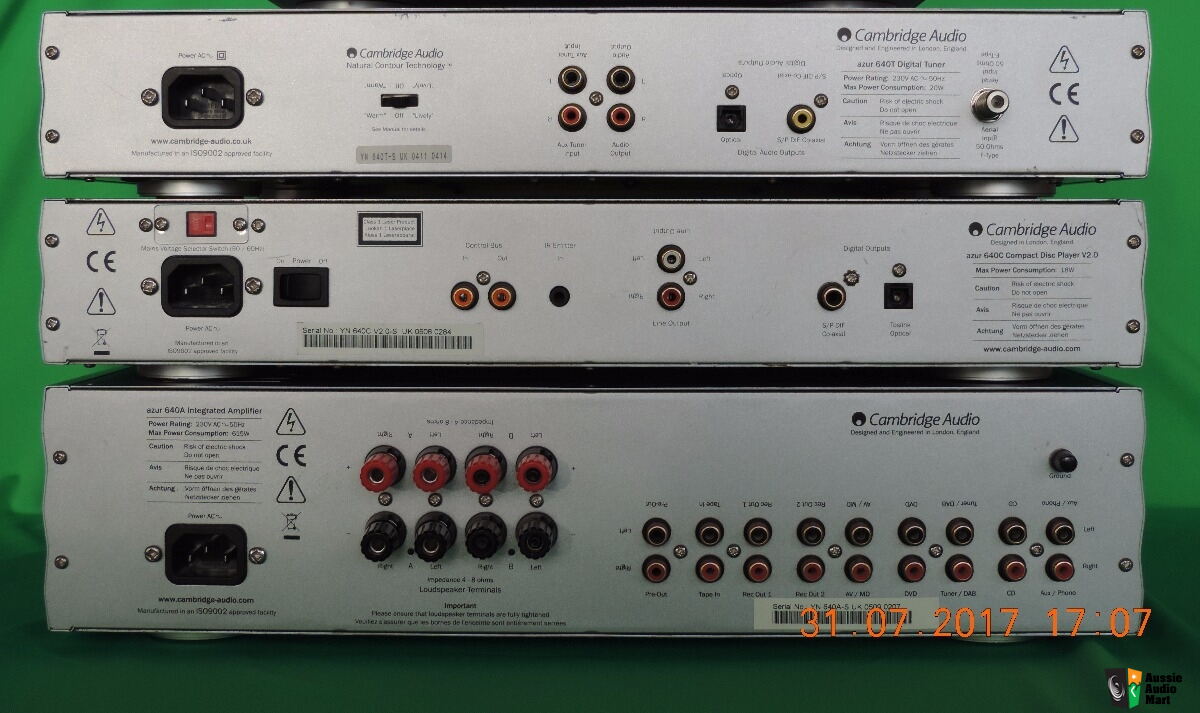 Cambridge Audio 640 Series - 640Amp & 640Cd player - Great audiophile ...