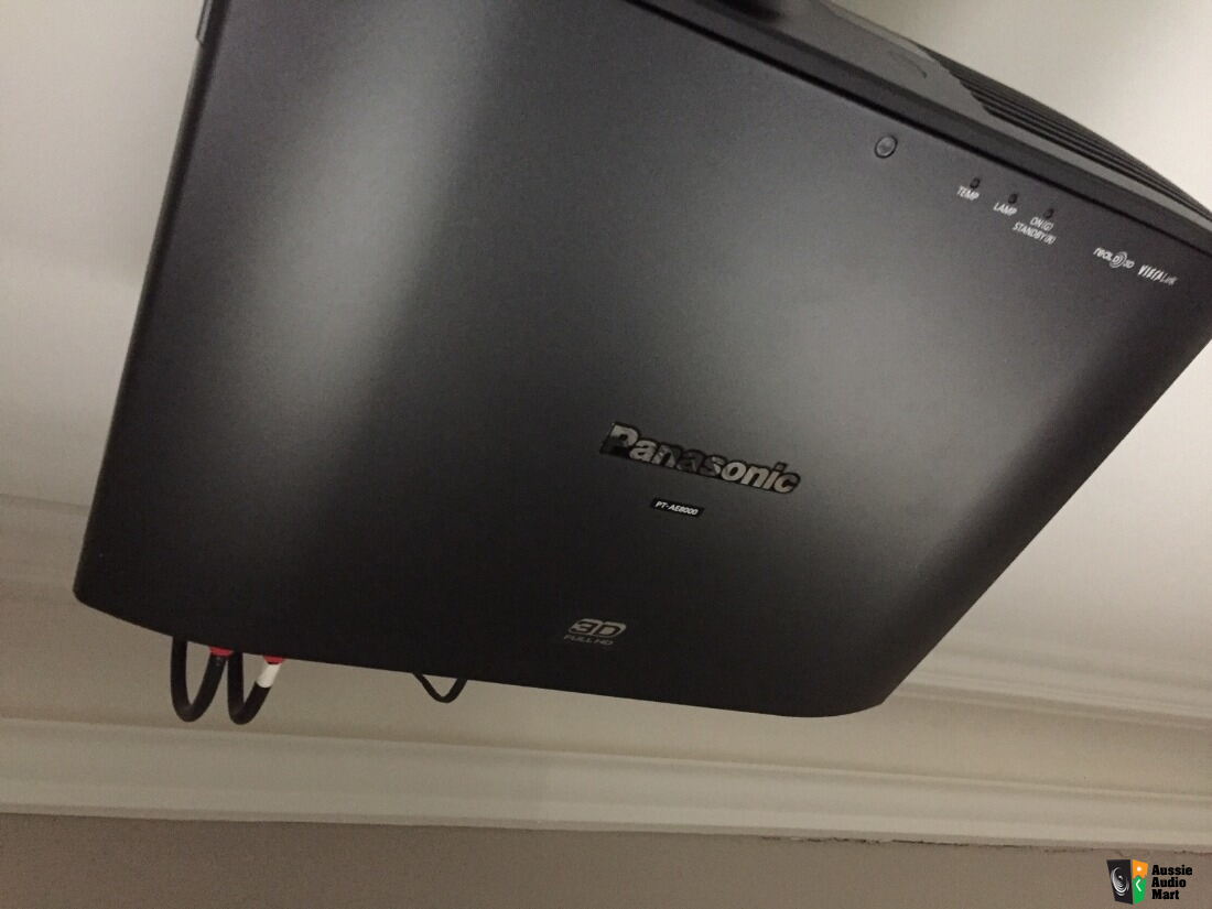 Panasonic Home Theatre Projector PT-AE8000 3D Full HD + 120" 16x9 fixed ...
