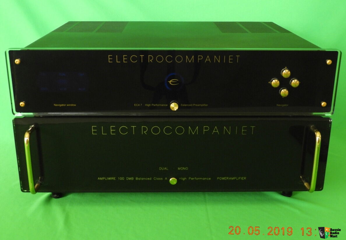 Electrocompaniet AW-100DMB Fully Balanced Class A Power Amp and EC-4.7 ...