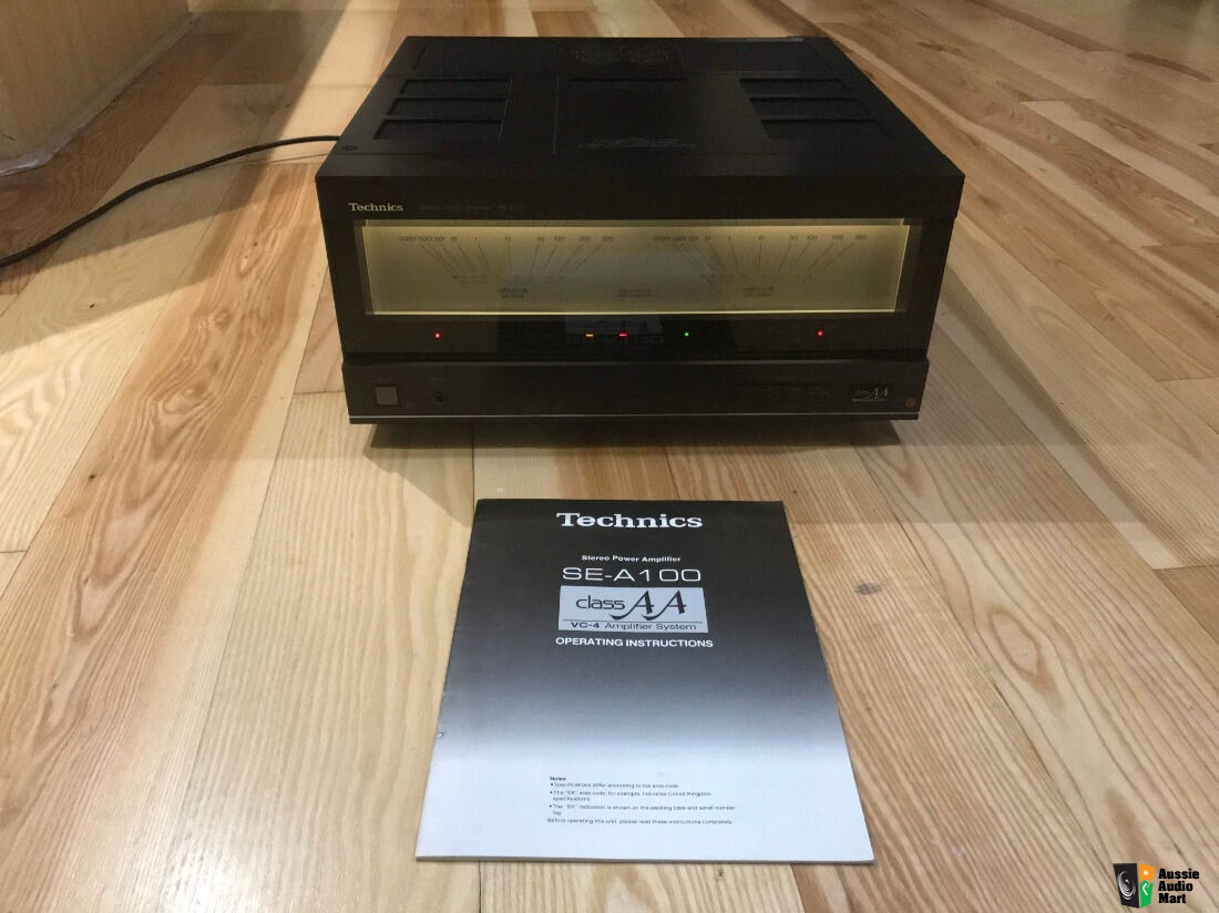 Technics SE A100 Amplifier Photo #2299078 - Aussie Audio Mart