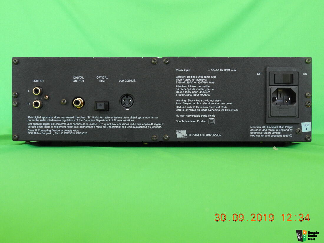 Meridian 206 CD player. Quality parts and CDM-4 mechanism. Classic ...