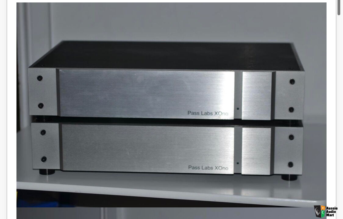 PASS LABS PRE Amp XONO Photo #2582228 - Aussie Audio Mart