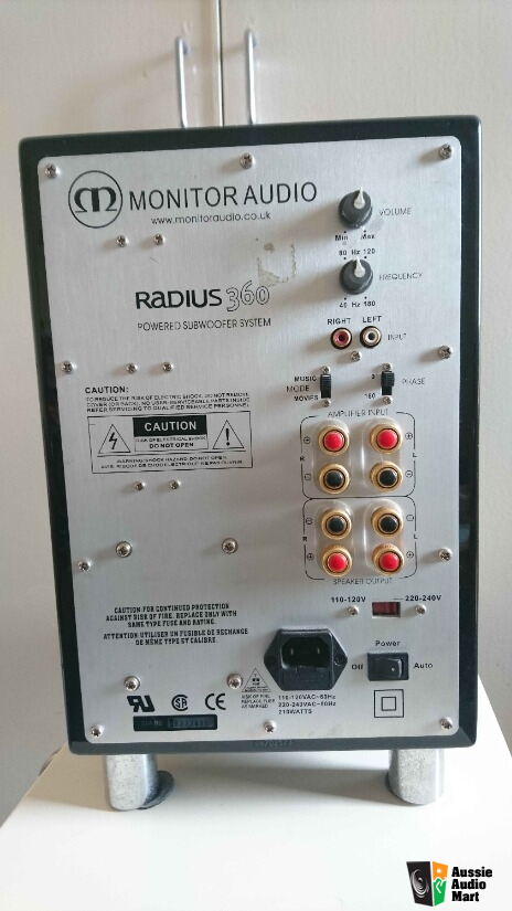 Monitor Audio Radius 360 Subwoofer Photo #2659557 - Aussie Audio Mart