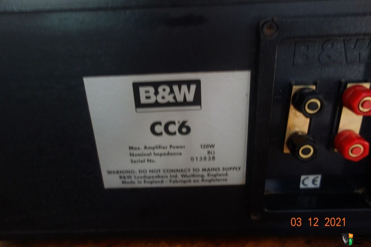 B&W CC6 centre channel system Photo #3574112 - US Audio Mart
