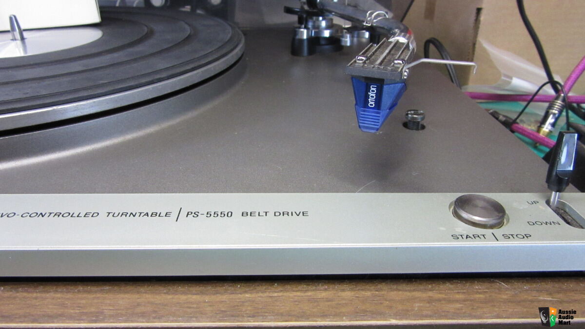SONY PS-5550 Auto Return 2 speed belt drive turntable Photo #3724690 ...