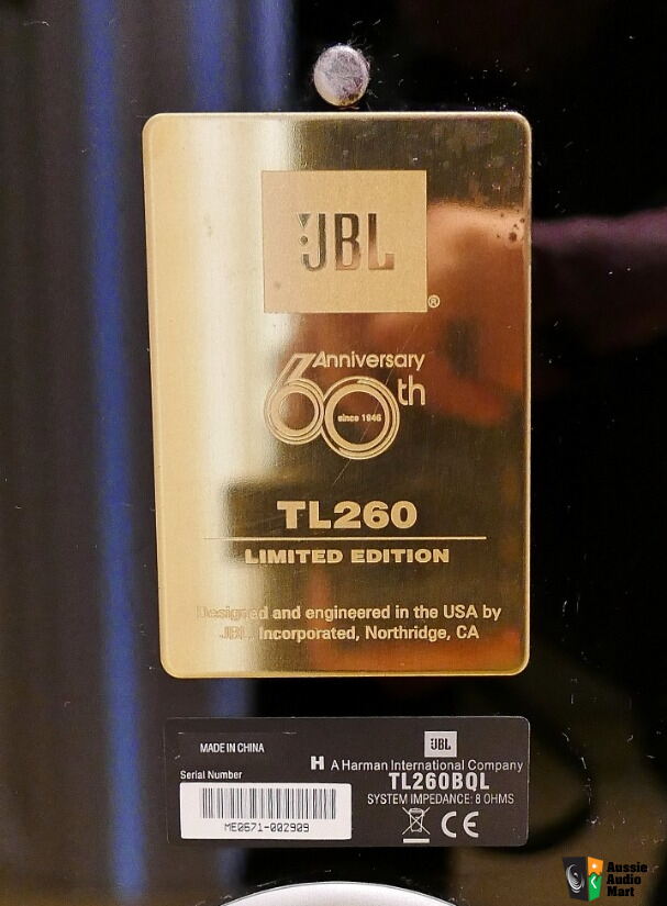 JBL TL260 High-Performance Five-Way Limited Edition Floorstanding ...
