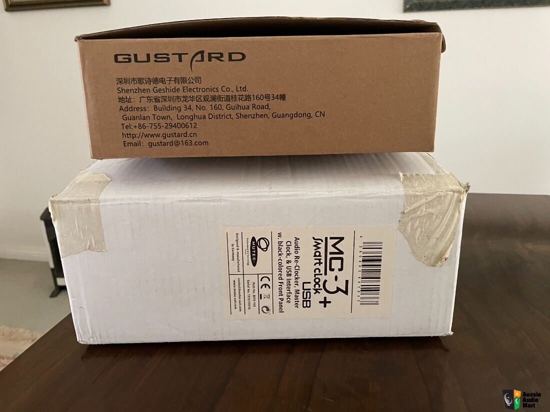 Mutec Mc3+USB & top of the line Gustard C18 Reference Clock with 2 BNC ...