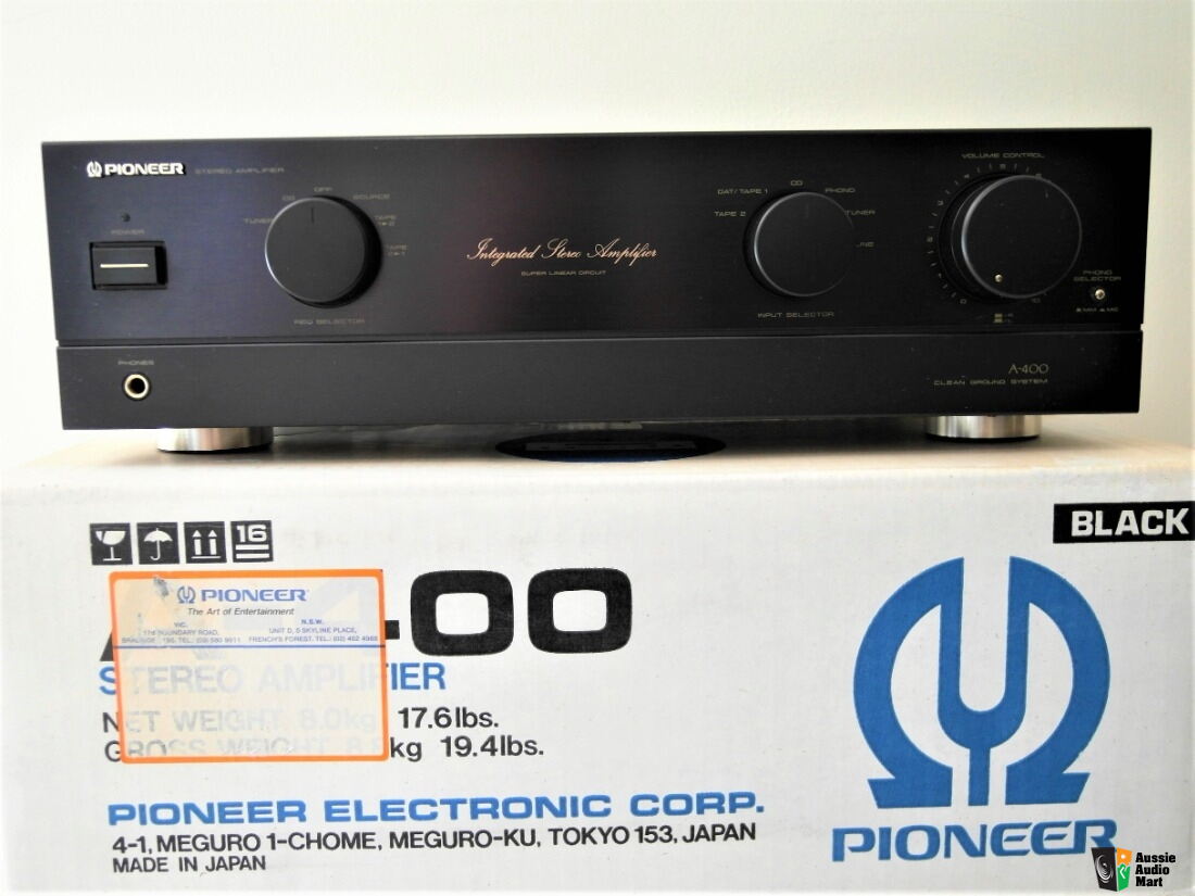 Pioneer A400 / A-400 Integrated Stereo Amplifier For Sale - Aussie ...