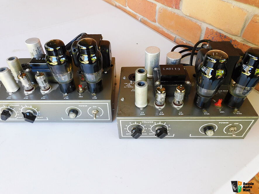 Pye Muzak 908A KT66 converted to 6A3 Mono Vintage Valve amplifiers For ...