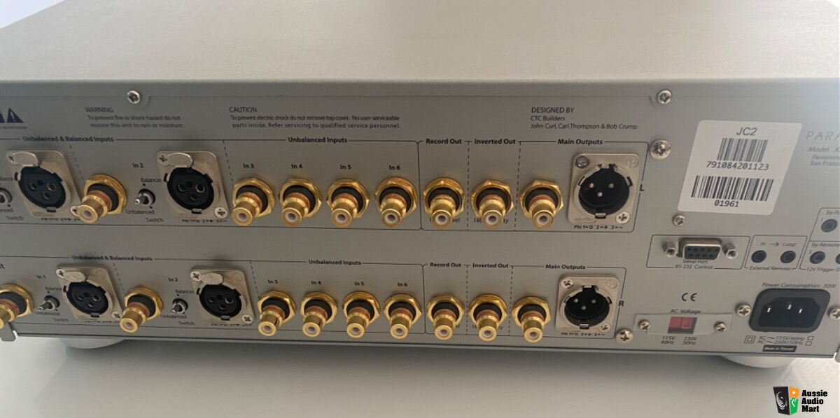 Parasound JC2 Preamplifier Photo #4383133 - Aussie Audio Mart