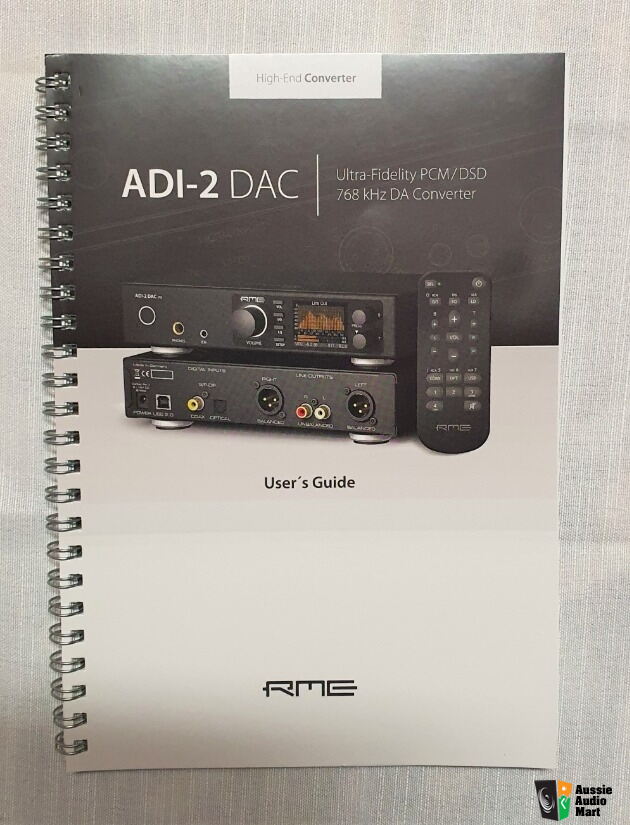 RME ADI-2 DAC FS - Preamp - DAC - Headphone Amplifier Photo #4411238 ...