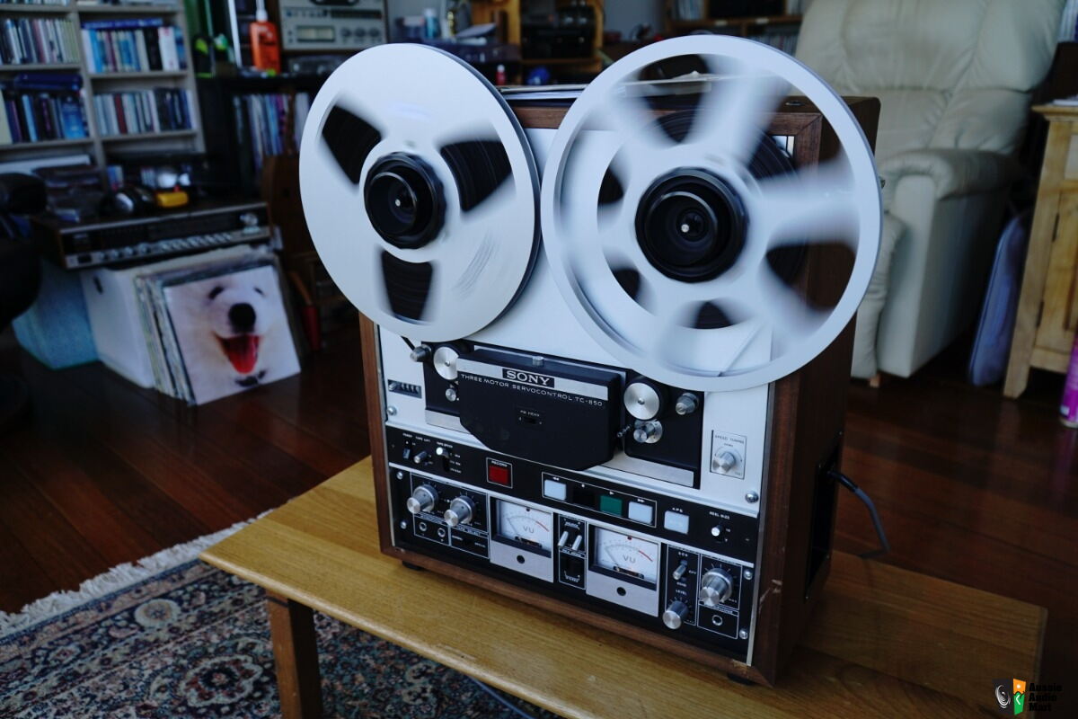 Sony TC-850 Reel to Reel Deck, 10", 15, 7.5, 3.75 ips, Unique 2 track ...