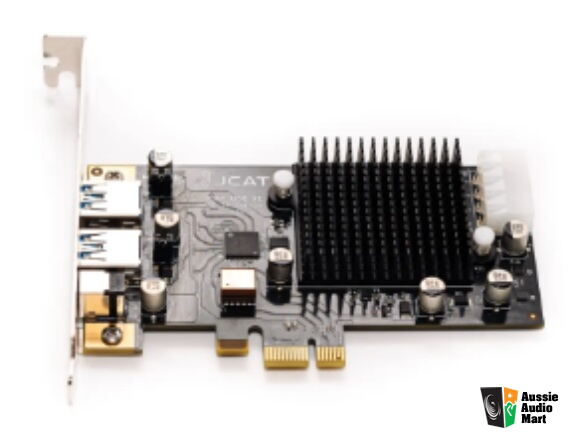 JCAT USB XE audio DAC PCIe interface card - emerald OCXO clock Photo ...