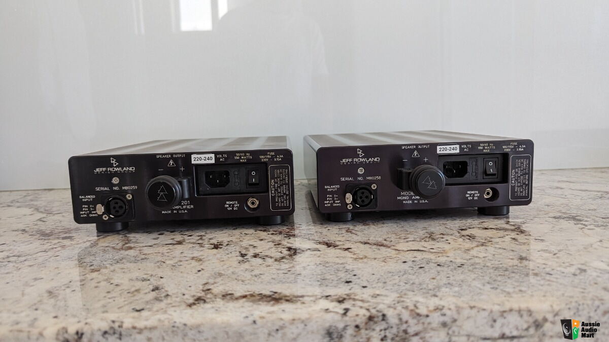 Jeff Rowland Monoblock Amplifiers Photo #4898766 - Aussie Audio Mart
