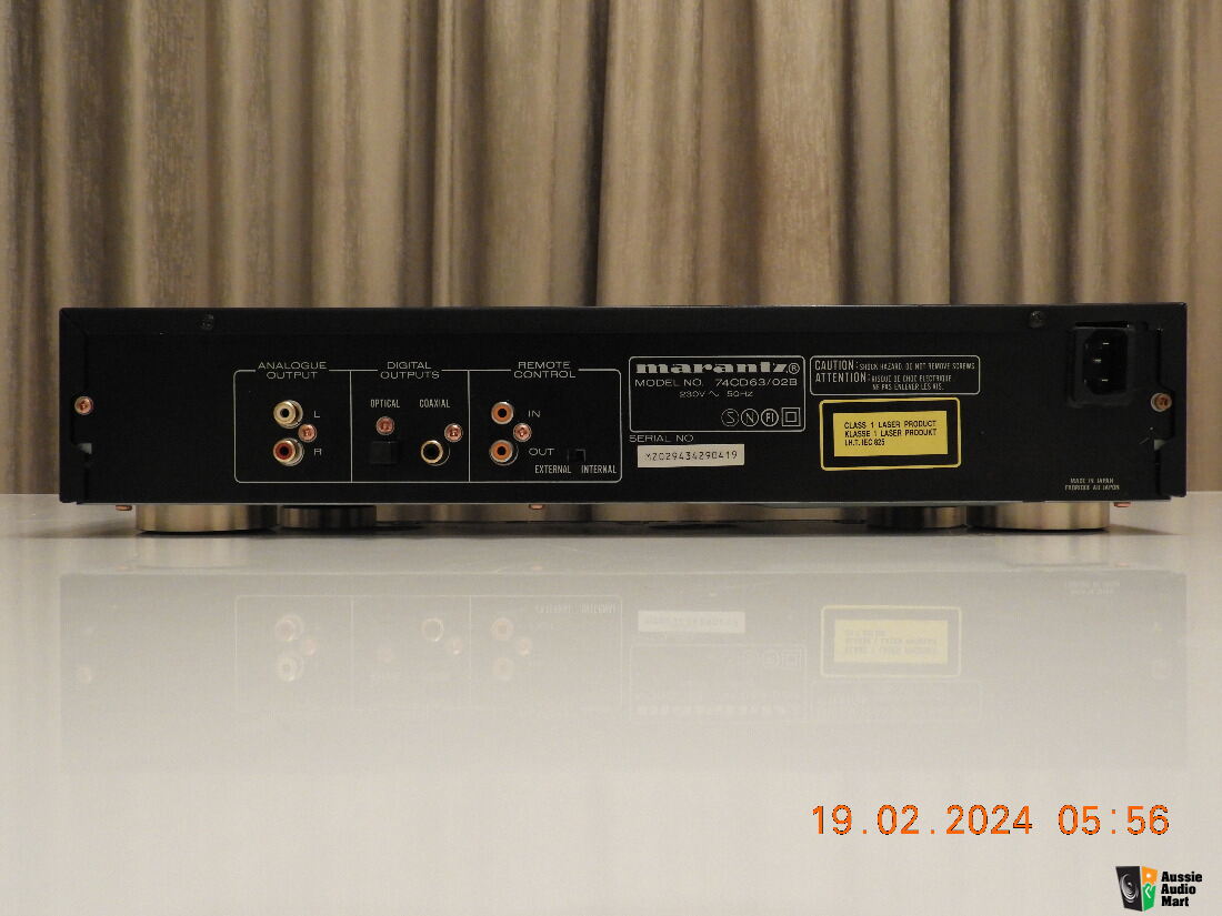 Marantz CD-63 CD Player. Legendary unit of which millions were sold ...