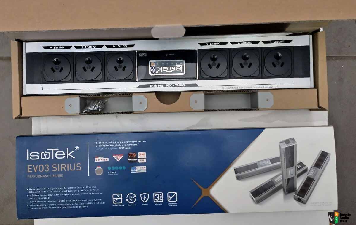 IsoTek evo3 sirius 6 way power board Photo #5024128 - Aussie Audio Mart
