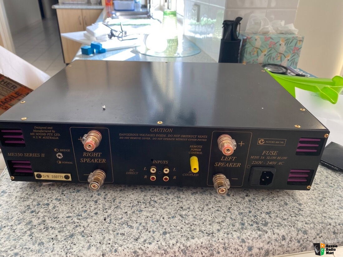 ME 550 Power amplifier (high capacitance) Photo #5091809 - Aussie Audio ...