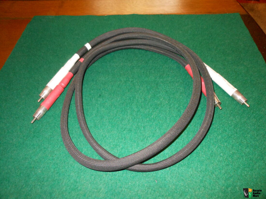 Custom Silver Cable with Bochino RCA connectors 1metre pair Best Offer ...