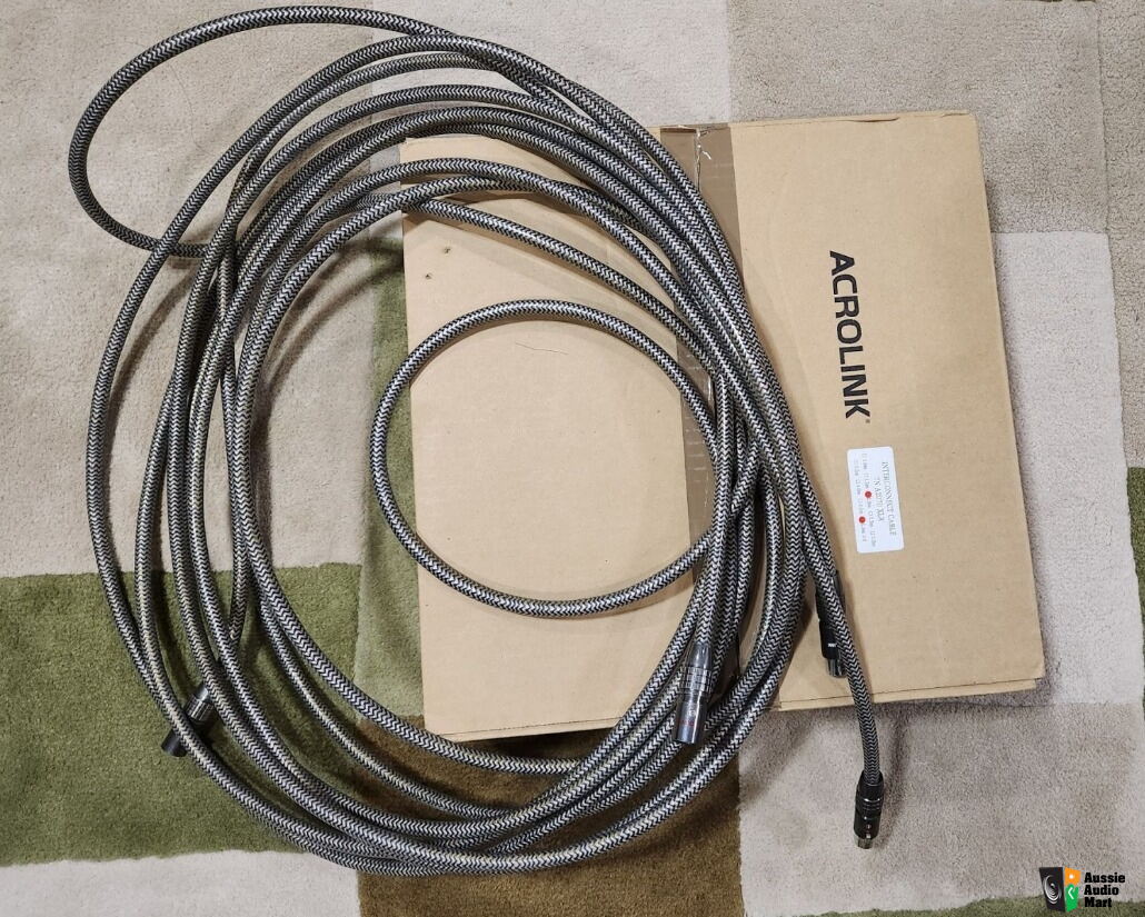 Acrolink 7N A2070 XLR interconnects - 7m Photo #5179689 - Aussie Audio Mart
