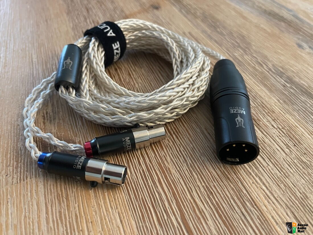 Genuine Meze Balanced Silver Plated Cable for Elite / Empyrean / ZMF ...