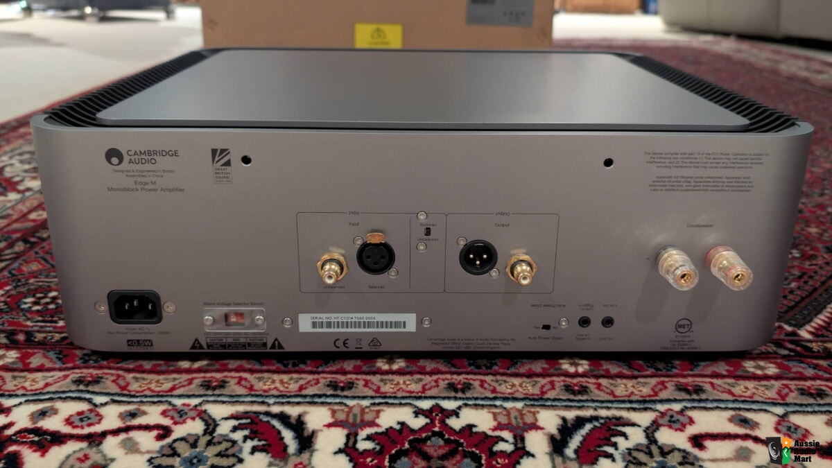 Cambridge Audio Edge M Monoblock Power Amplifiers Photo #5389882 ...