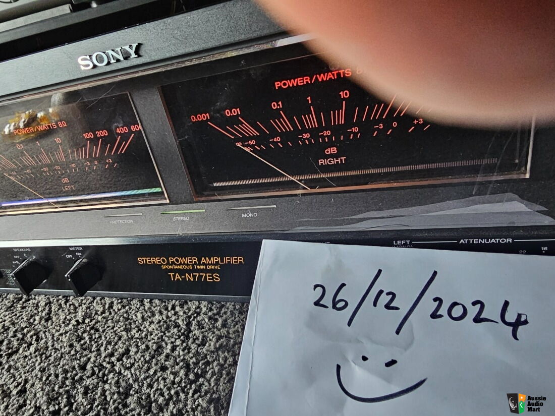 Sony TAN-77ES Power Amplifier - Original Owner, Fully Recapped! Photo ...