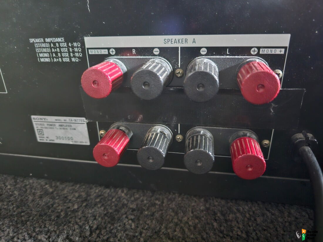 Sony TAN-77ES Power Amplifier - Original Owner, Fully Recapped! Photo ...