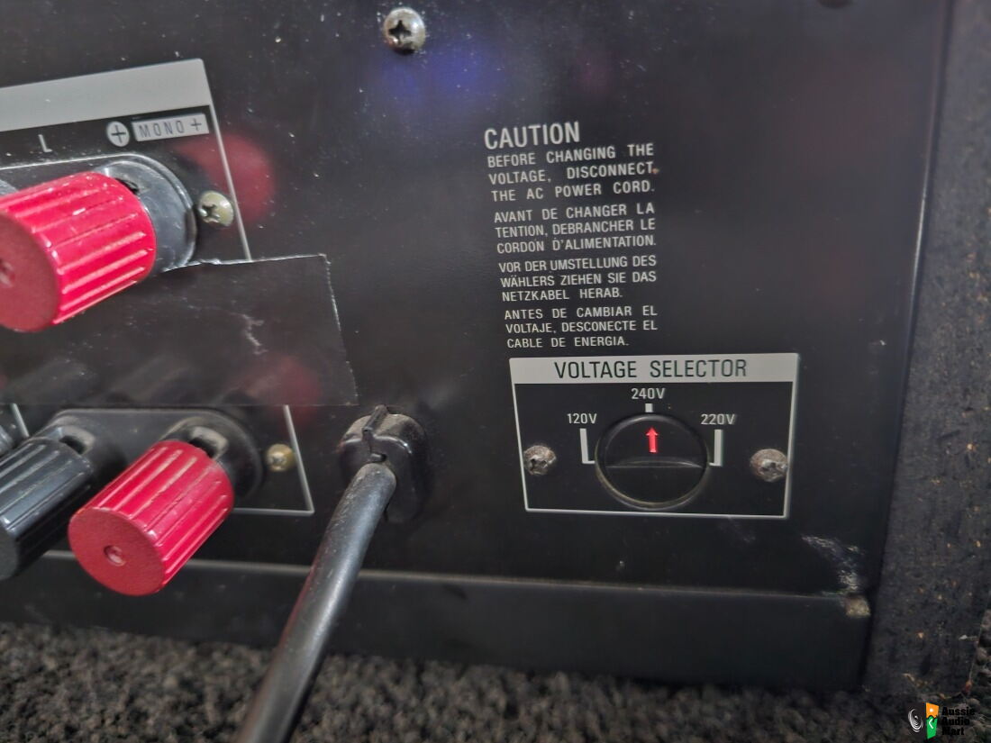 Sony TAN-77ES Power Amplifier - Original Owner, Fully Recapped! Photo ...