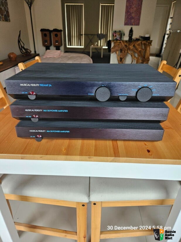Musical Fidelity 3A Pre amp & MA50 monoblocks Photo #5438905 - Aussie ...