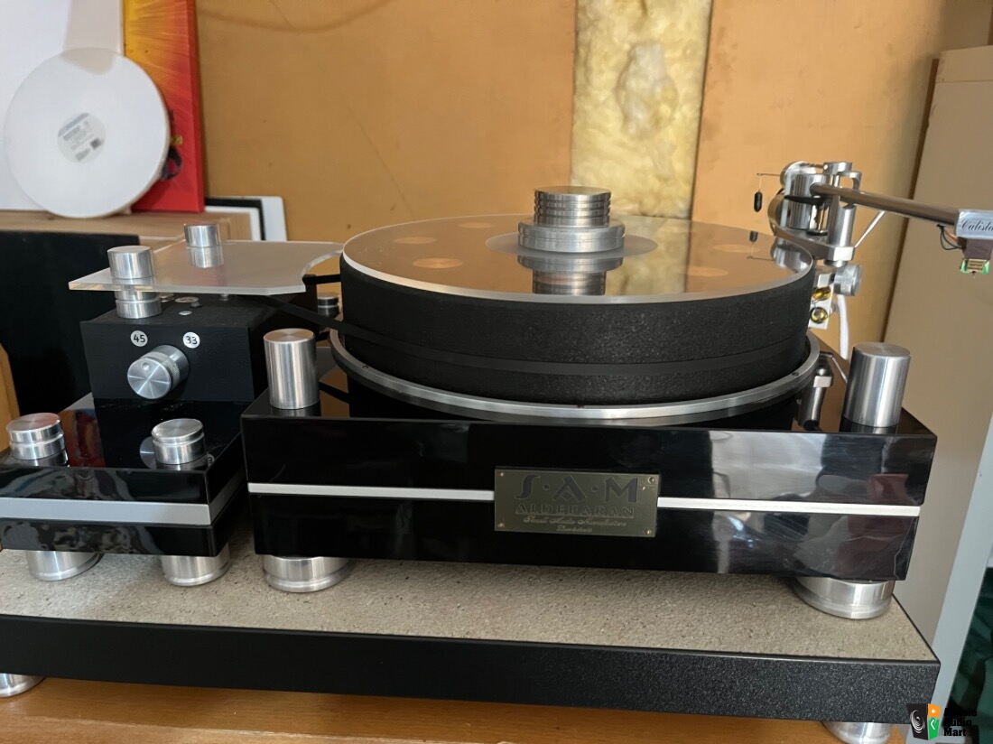 SAM (small audio manufacturer) Alderman turntable with Callista 2 ...