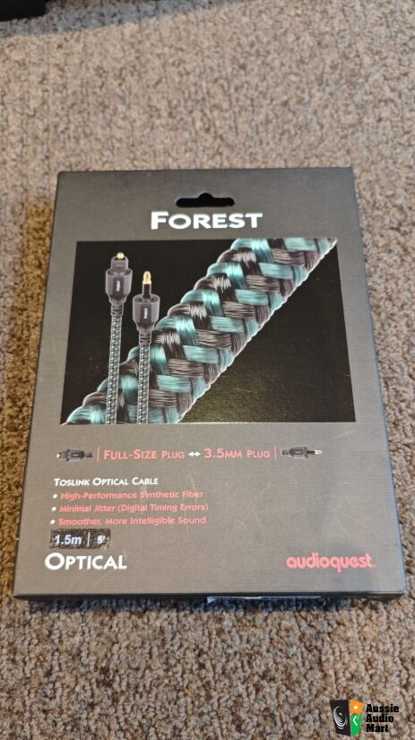 Audioquest Forest Optical Cable - Toslink to 3.5mm Mini Toslink (New ...