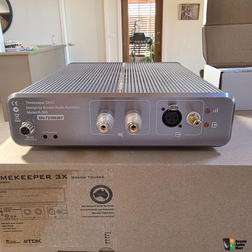 Near-new Burson Timekeeper 3X GT monoblocks (pair) with Super charger ...