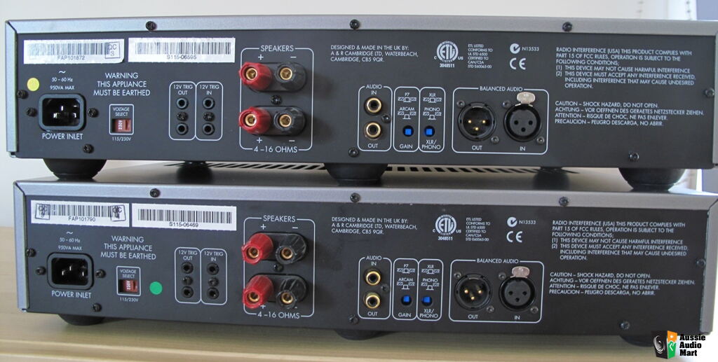 Arcam FMJ P1 Mono Blocks in Silver Photo #940904 - Aussie Audio Mart